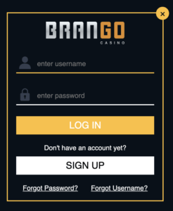 Brango Casino Login and Registration, Get Welcome Bonus and Access ...